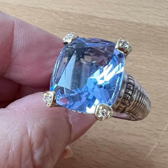 Judith Ripka | Jewelry | Judith Ripka Two Fontaine 8k Gold 925 Sterling ...